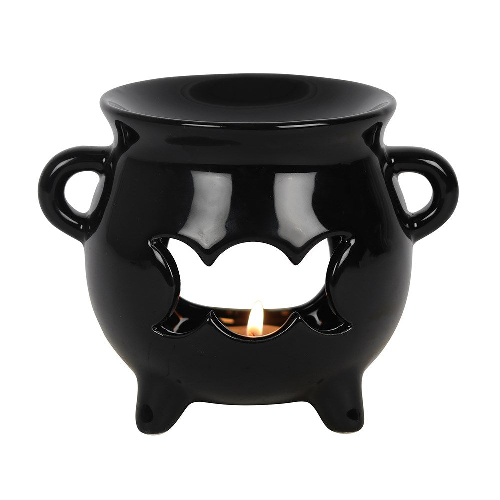 Triple Moon Cauldron Oil Burner - Dusty Rose Essentials Witchcraft supplies